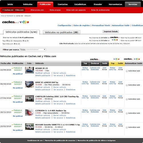 coches.net PRO - Acceso a Profesionales.